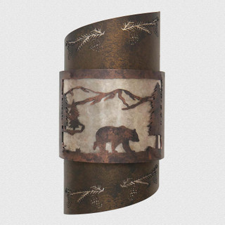 Rustic and Cabin Style Wall Lights