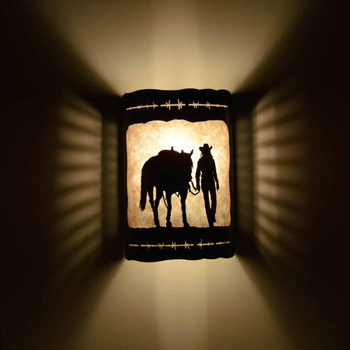WL322 Bennett Western Cabin Wall Lights