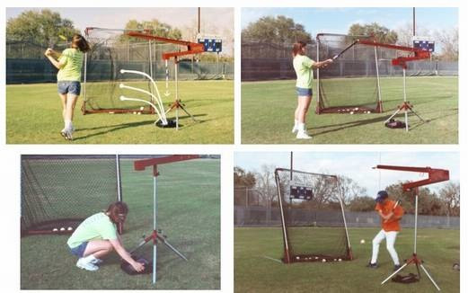 Muhl Tech Tru-Toss Soft Toss Machine - Oaks Batter Up Texas