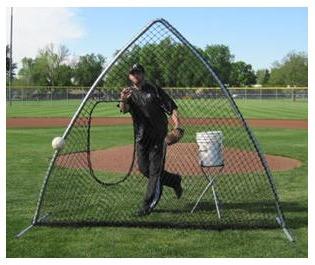 A-Screen Portable Pitching Screen - Softball - Oaks Batter Up Texas