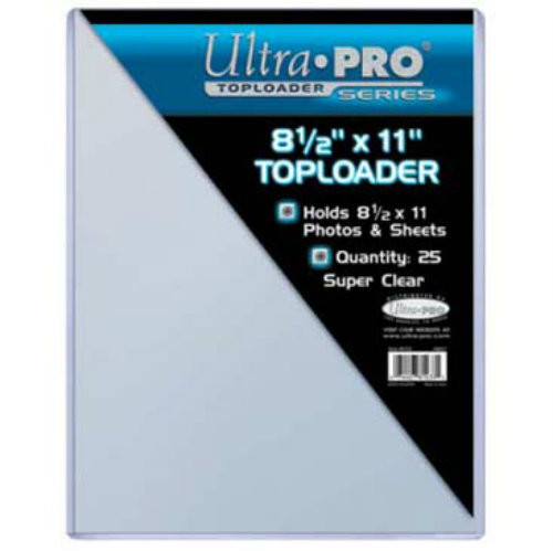 Ultra Pro #81433 8.5" x 11" Toploader (25 count) - Oaks Batter Up Texas