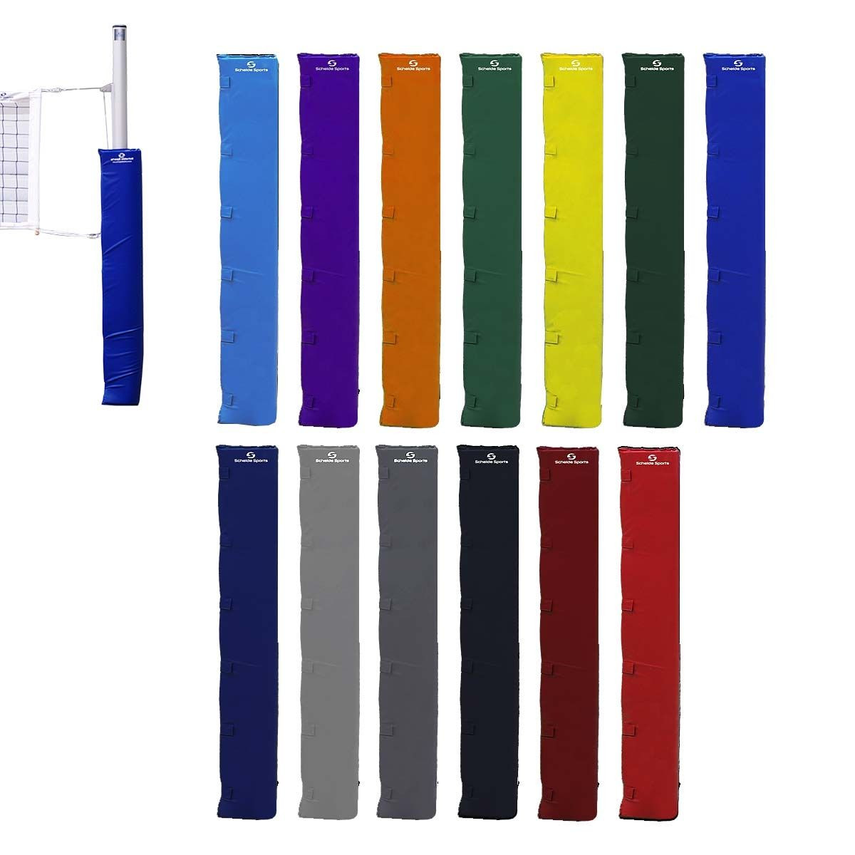 Schelde Volleyball Upright Post Pads (pair) - Oaks Batter Up Texas