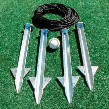 Heavy Duty Stake Down Kit (Size: 55ft (8 pack)) - Oaks Batter Up Texas