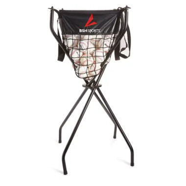 BSN Sports Folding Ball Cart - Oaks Batter Up Texas
