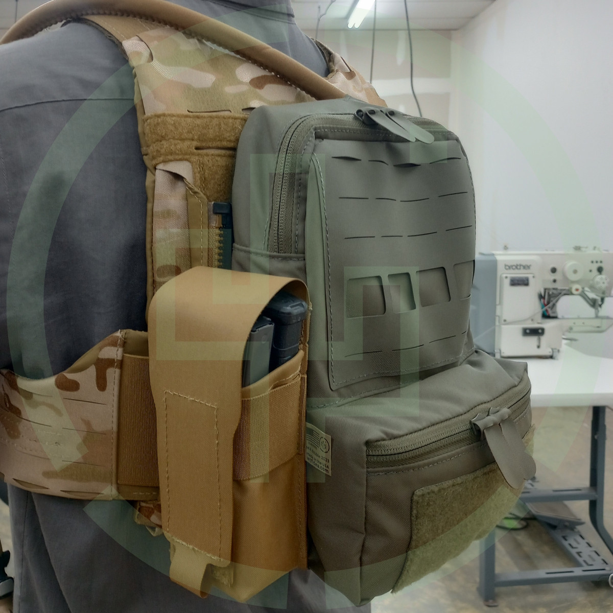 Hydration + Load Capacity Zip-On Back Panel 83 for WTF Plate Carrier 24 ...