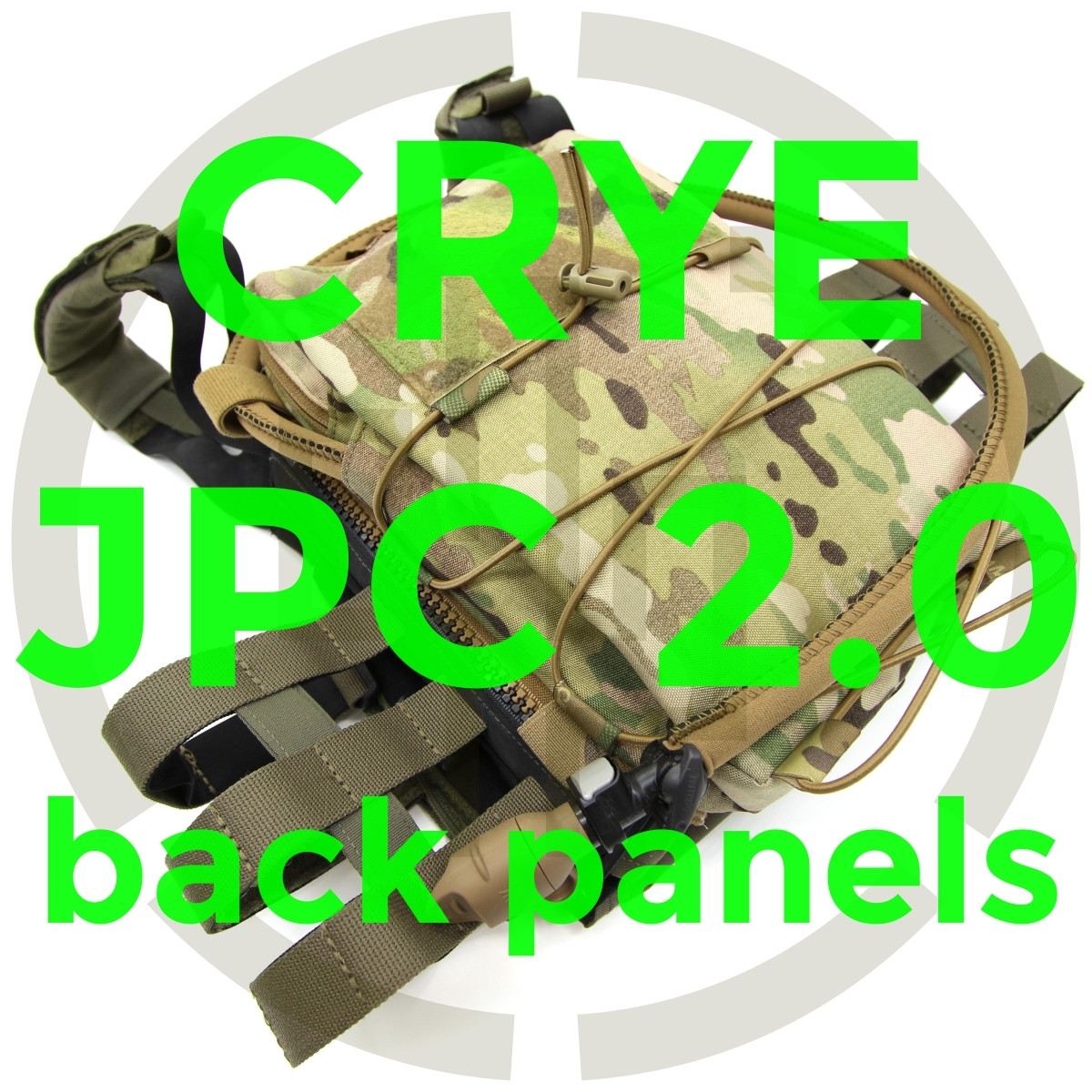 Gear - Back Panels for Plate Carriers - Crye JPC 2.0 Zip-On Back Panels ...