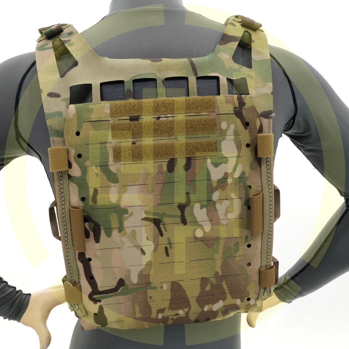 WTF MOLLE Zip-On Panel SPC Crye Precision Back Panel 64 Whiskey Two Four