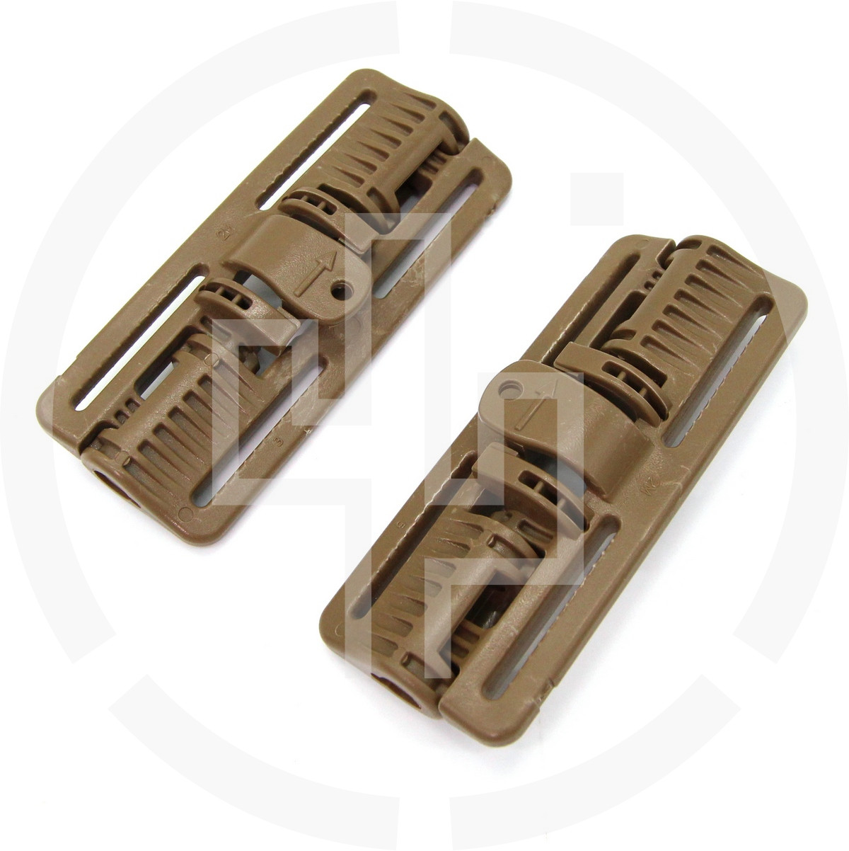 2M ROC Rapid Open Connector Wide Coyote Brown Whiskey Two Four