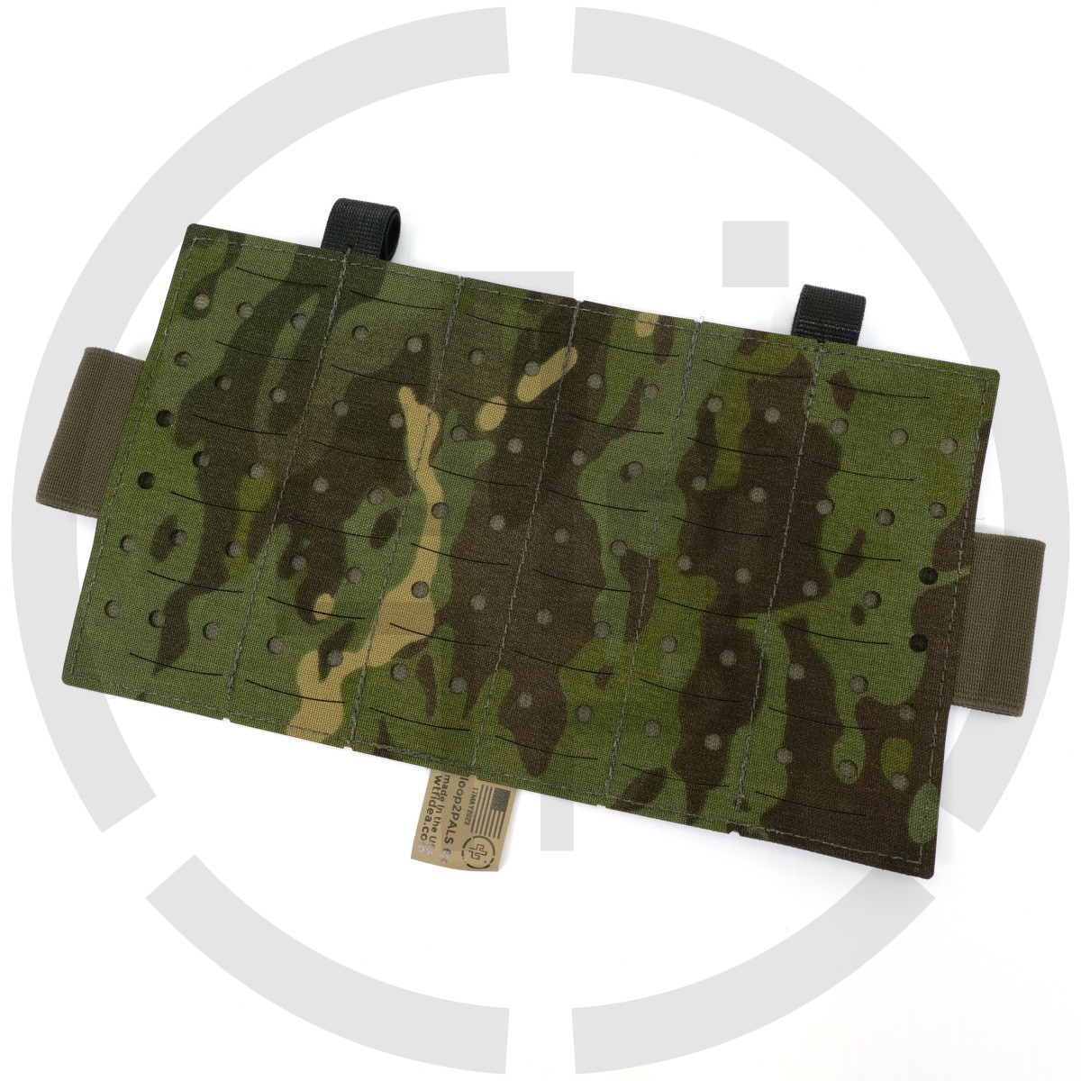 loop2PALS enhanced hook backed PALS (MOLLE) panel for loop lined bags ...
