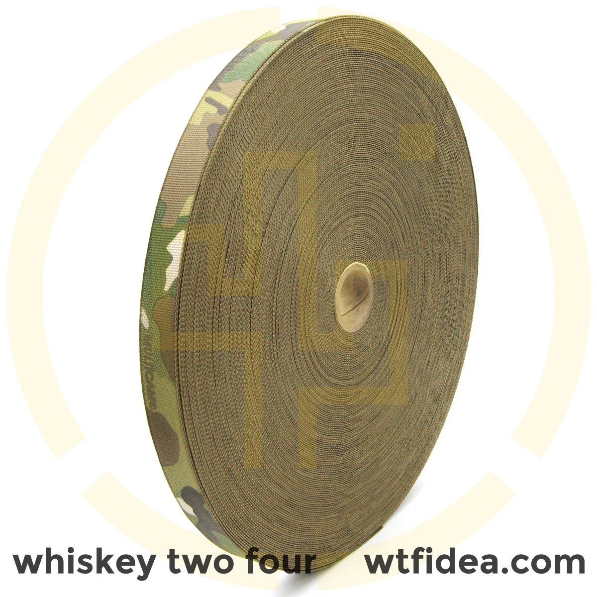 1 inch (25mm) A-A-55301 nylon webbing solution dyed Multicam THE YARD