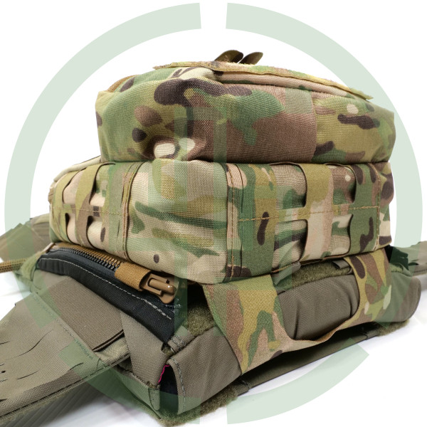 Hydration + Load Capacity Zip-On Back Panel 83 for WTF Plate Carrier 24 ...