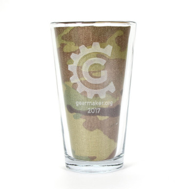 gearmaker.org Laser Engraved 16oz Glass