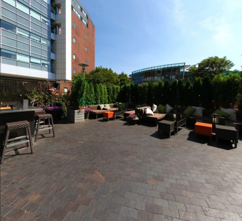 Patio Makeover for a Famous Jail-Turned-Hot-Spot! - Artificial Plants ...