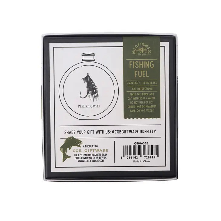 Reel Fly Fishing Co. "Fishing Fuel" Flask - Lure Outdoors