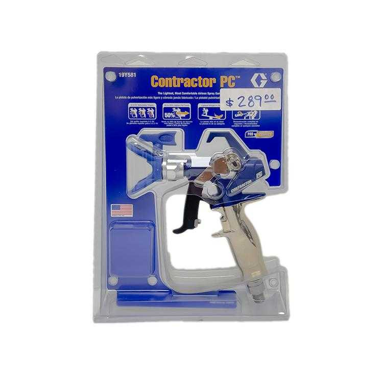 Flex Airless Spray Gun, 2 Finger Trigger, RAC 5 Line Lazer