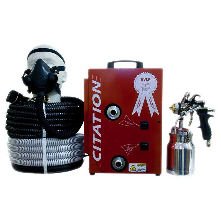 4 Stage HVLP Sprayer, Full face Respirator & LEX-AIRE gun