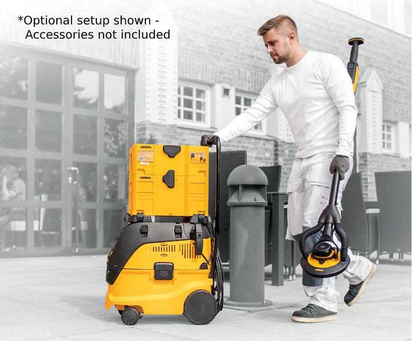 Mirka Leros 950CV, 9in, 5mm Orbit, Electric Random Orbital Drywall ...
