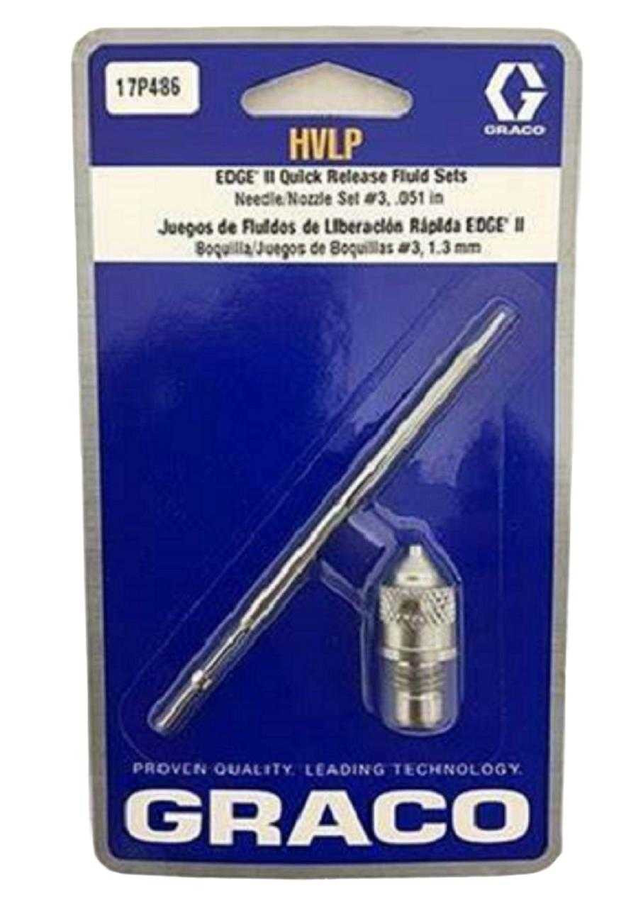 #2 Quick Release Fluid Needle Nozzle Set Graco Edge II Gun