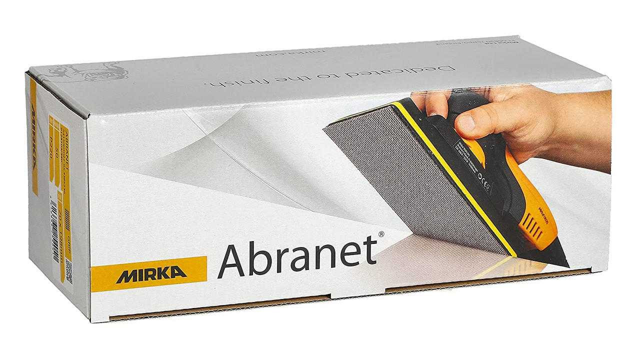 80 Grit Mesh Abrasive Dust Free Sanding Sheets, Box of 50