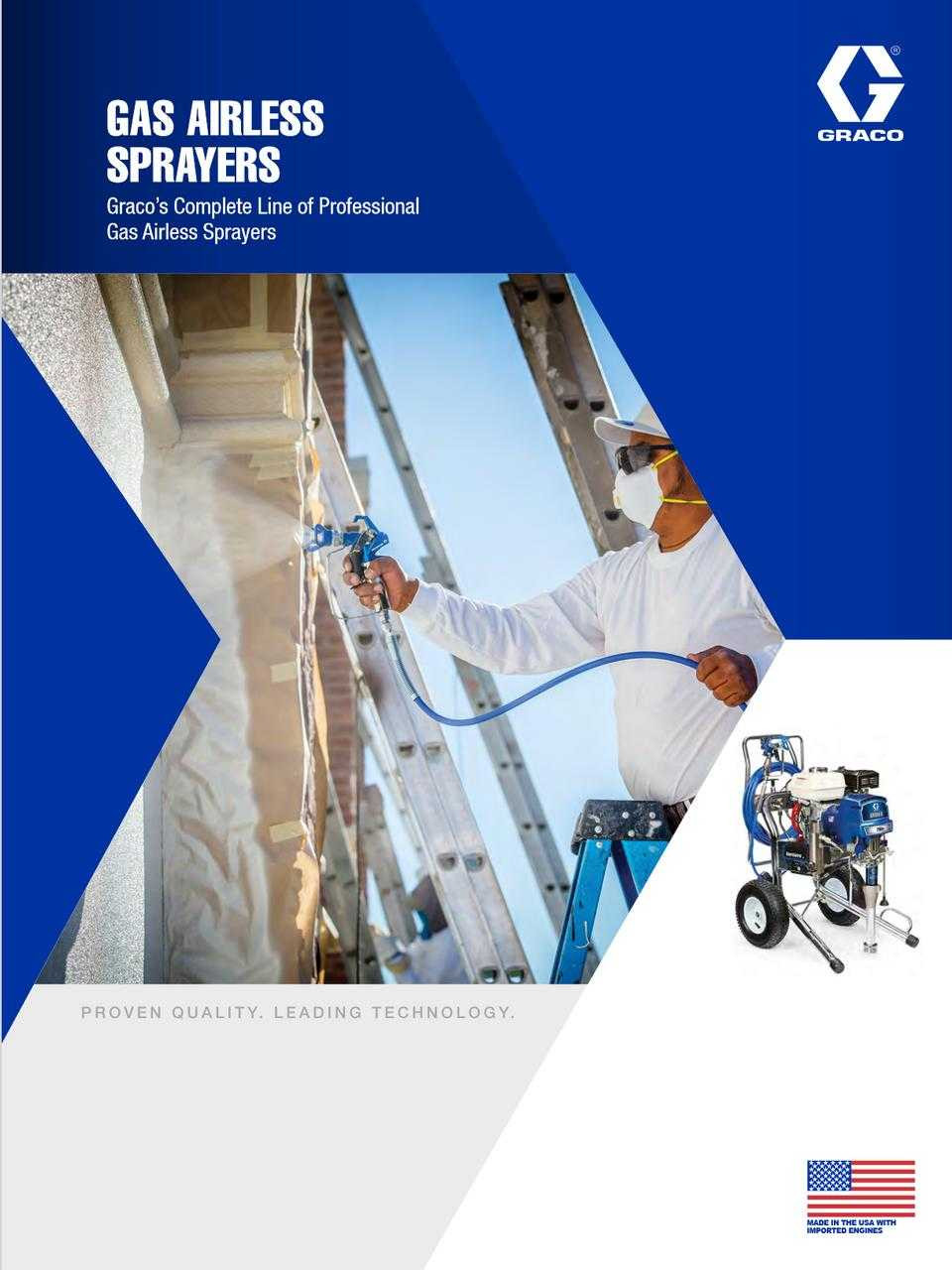 Graco GMAX 3400 Standard Series Gas Airless Sprayer