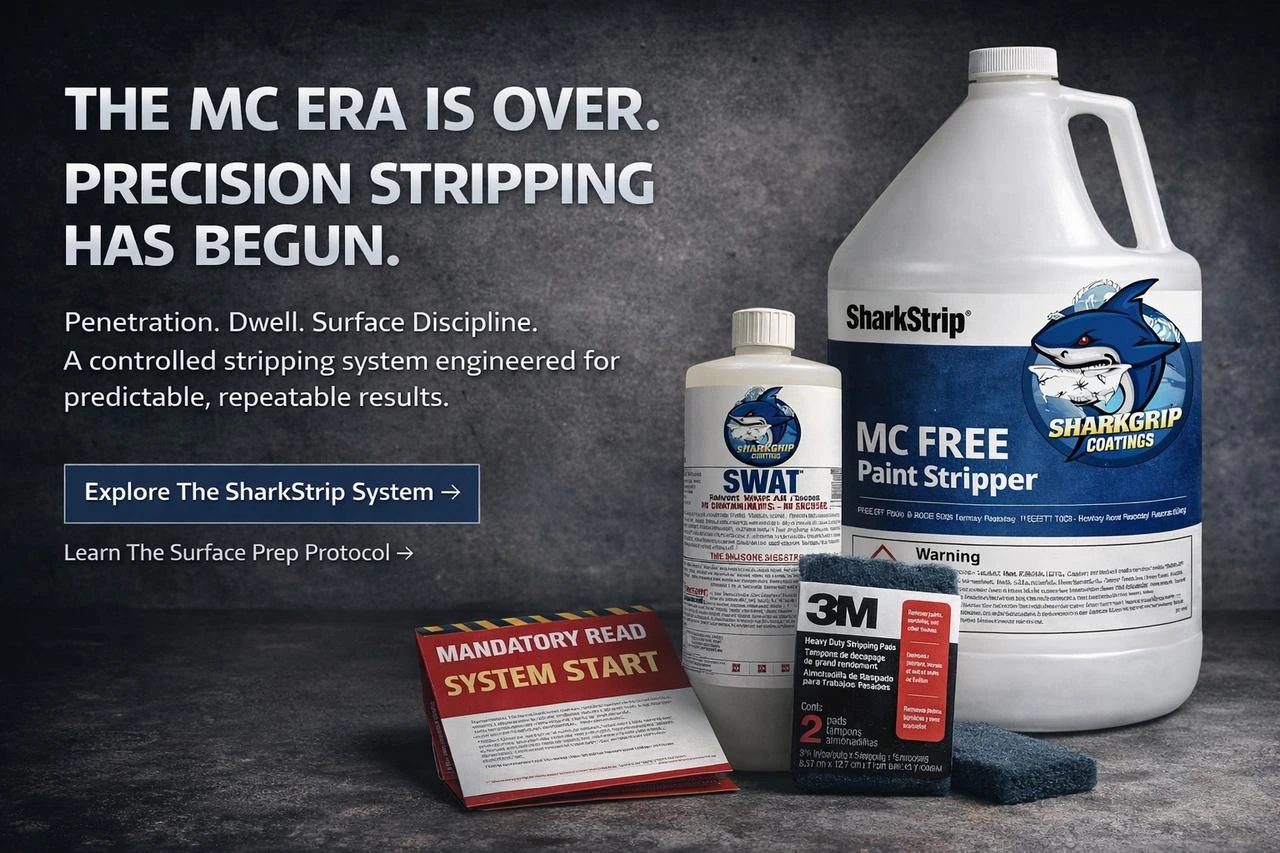 SharkStrip Methylene Chloride Alterative Paint Stripper for Urethane an ...