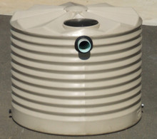 550 Litre Low Profile Round Poly Tank - Corrugated Profile - Irrigation ...