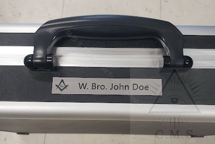 Briefcase name Plate