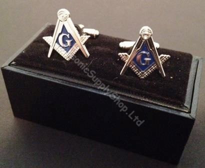 Masonic Cufflinks Square & Compass