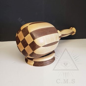 Masonic Upright Presentation Gavel