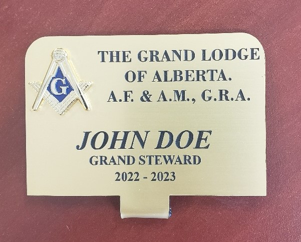 Masonic Name Tag Custom: Masonic Supply Shop (Freemason Store)