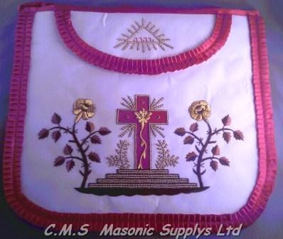 Scottish Rite 18th Degree Apron Rose Croix - Masonic Supply Shop
