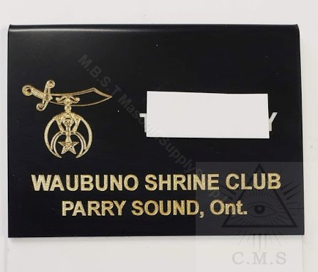 Masonic Lodge Name Badge