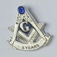 Masonic Anniversary Year Lapel Pins