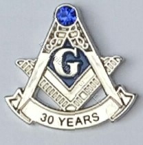 Masonic Anniversary Year Lapel Pins