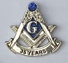 Masonic Anniversary Year Lapel Pins