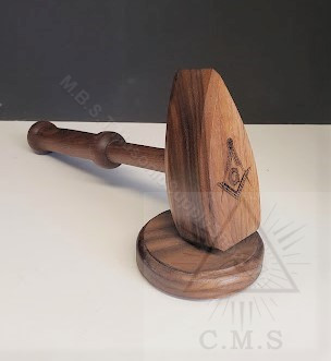 Masonic Presentation Gavel set
