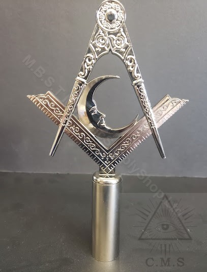 Masonic Traditonal Lodge Rod Tops - Junior Deacon Moon