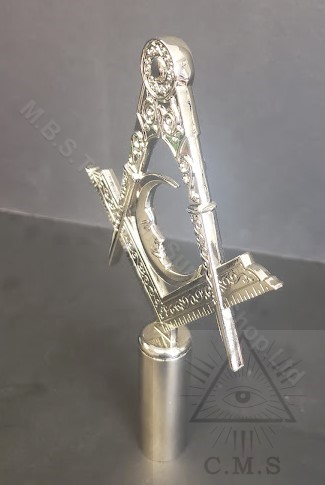 Masonic Traditonal Lodge Rod Tops - Junior Deacon Moon