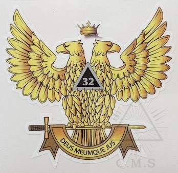 Scottish Rite Car Decal