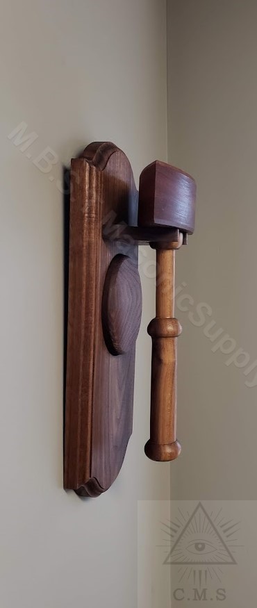 Masonic Presentation Gavel set