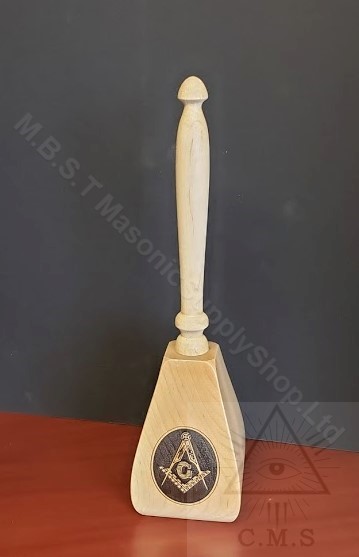 Masonic Upright Presentation Gavel