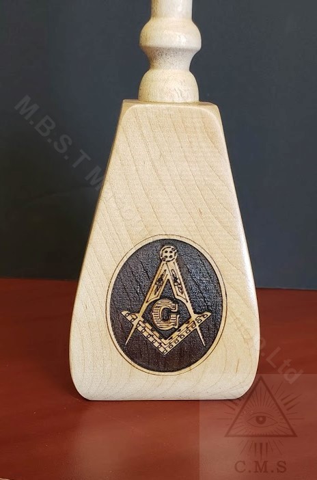 Masonic Upright Presentation Gavel