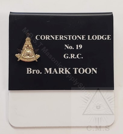 Masonic Name Tag Custom: Masonic Supply Shop (Freemason Store)