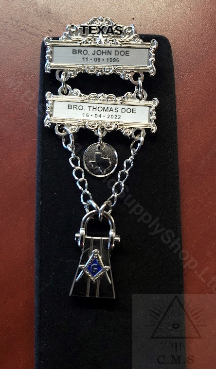 Texas Masonic Lewis Jewel