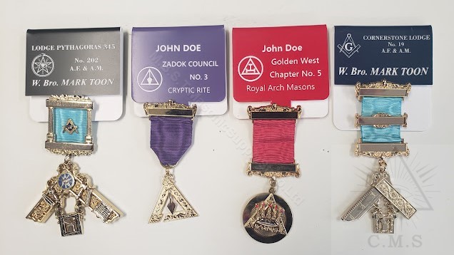 Masonic Name Badges