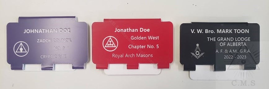 Masonic Name Tag Custom: Masonic Supply Shop (Freemason Store)