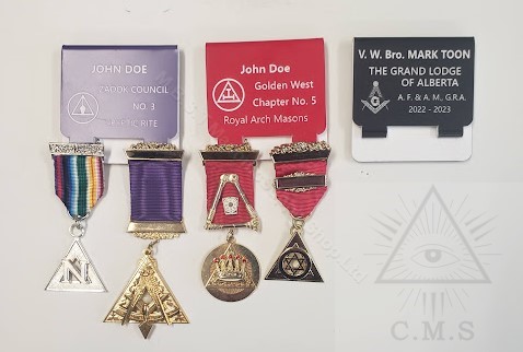 Masonic Name Tag Custom: Masonic Supply Shop (Freemason Store)