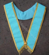 white masonic collar