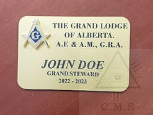 Masonic Name Tag Custom: Masonic Supply Shop (Freemason Store)