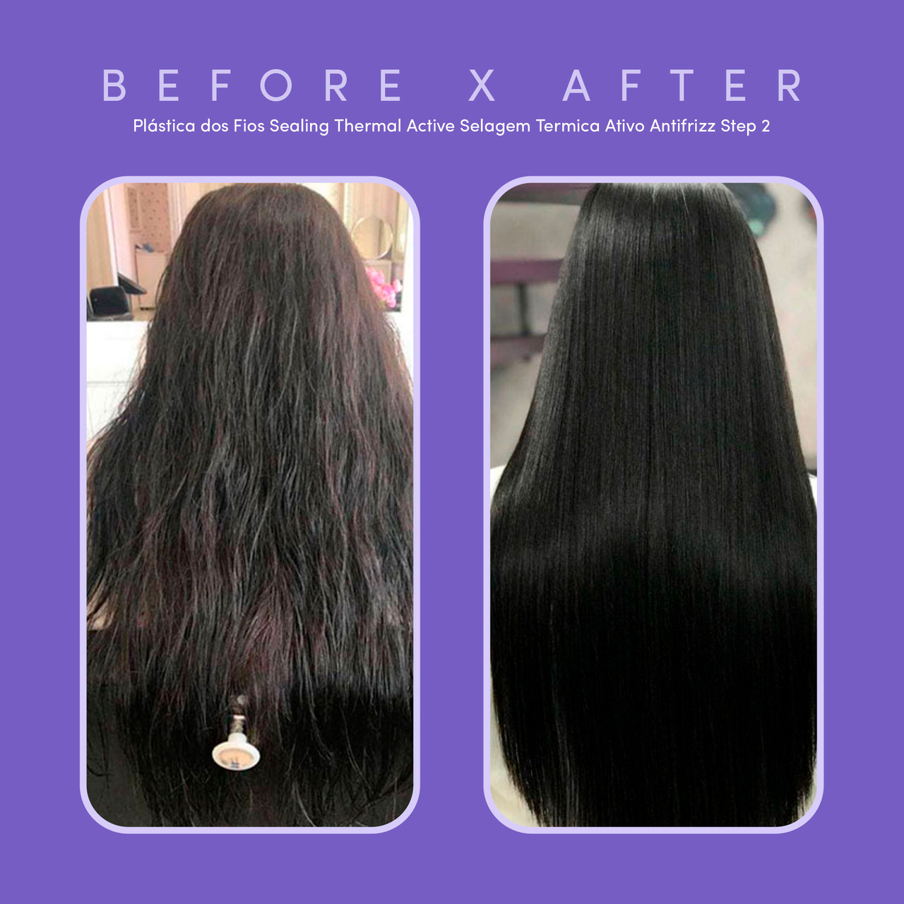 Plastica dos Fios Thermal Sealing Step 2 - Professional Anti-Frizz Hair ...